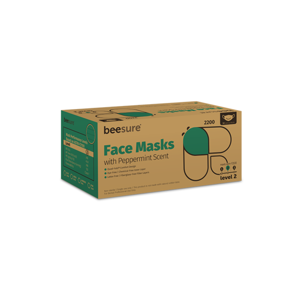 ASTM LEVEL 2 | BeeSure Earloop Face Mask With Peppermint Scent – STAR ...