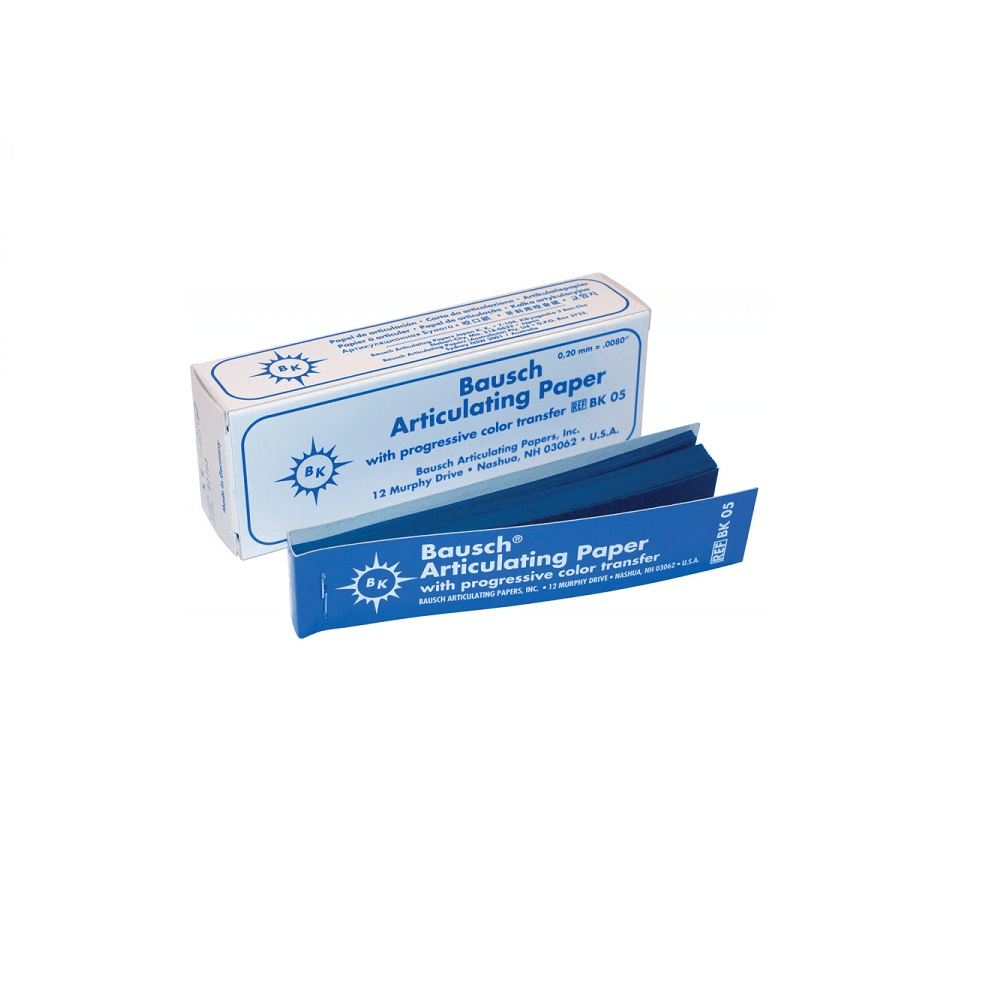 Bausch BK-05 | Blue Articulating Paper Booklets – STAR DENTAL SUPPLY