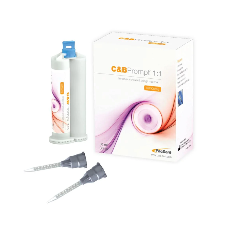 C&B Prompt™ Temporary Crown & Bridge Material 1:1 – STAR DENTAL SUPPLY